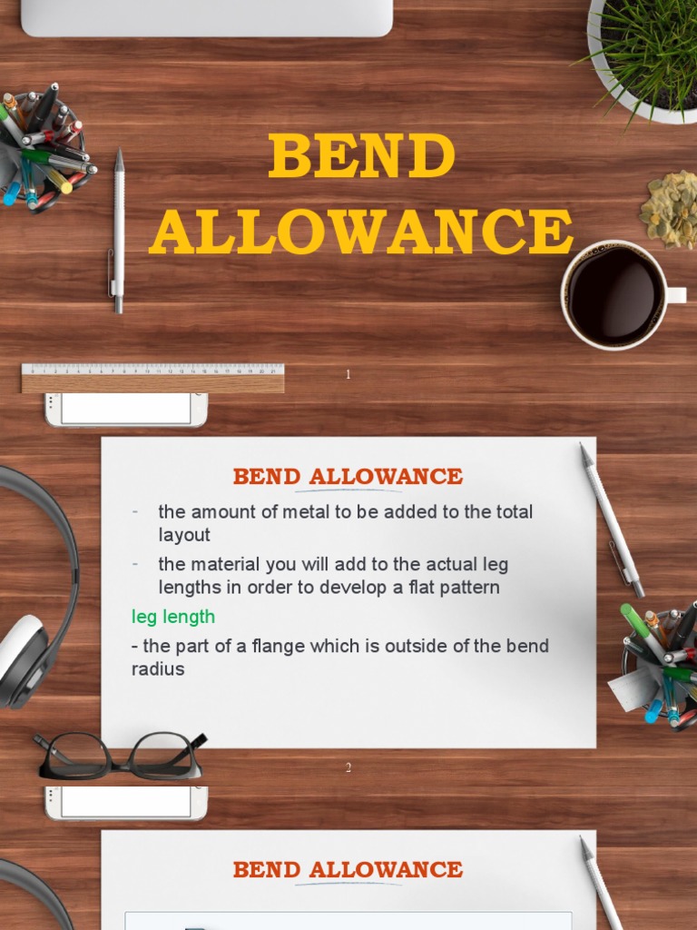 Bend Allowance Part 1 | PDF | Technology & Engineering