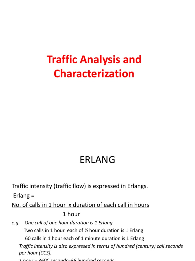 Traffic Analysis and Characterization - Test 2 | PDF | Network ...