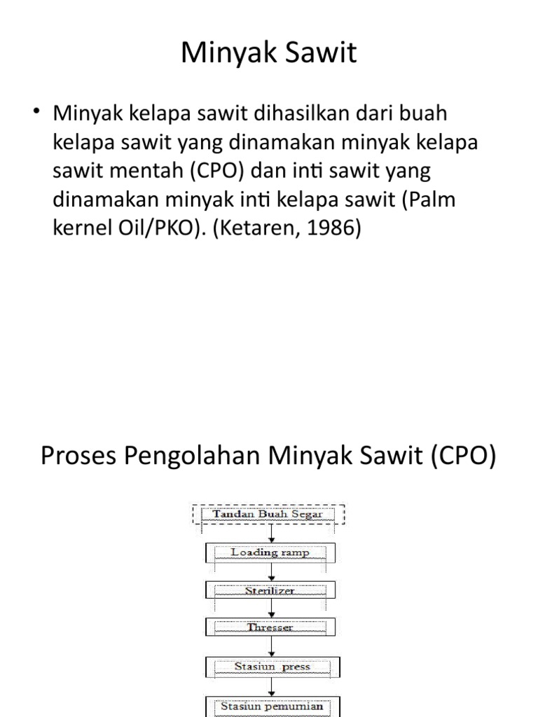 Proses Pengolahan CPO dan PKO | PDF