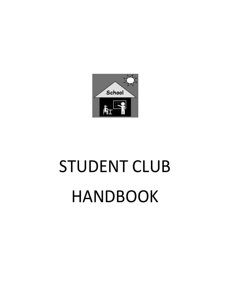 ASB Student Club Handbook-4-5-17 | PDF | Fundraising | Goal