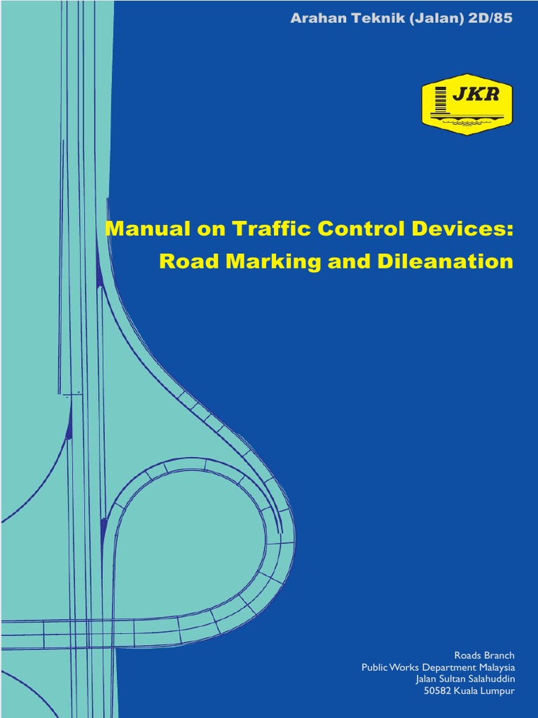 Manual On Traffic Control Devices: Road Marking and Dileanation | PDF ...