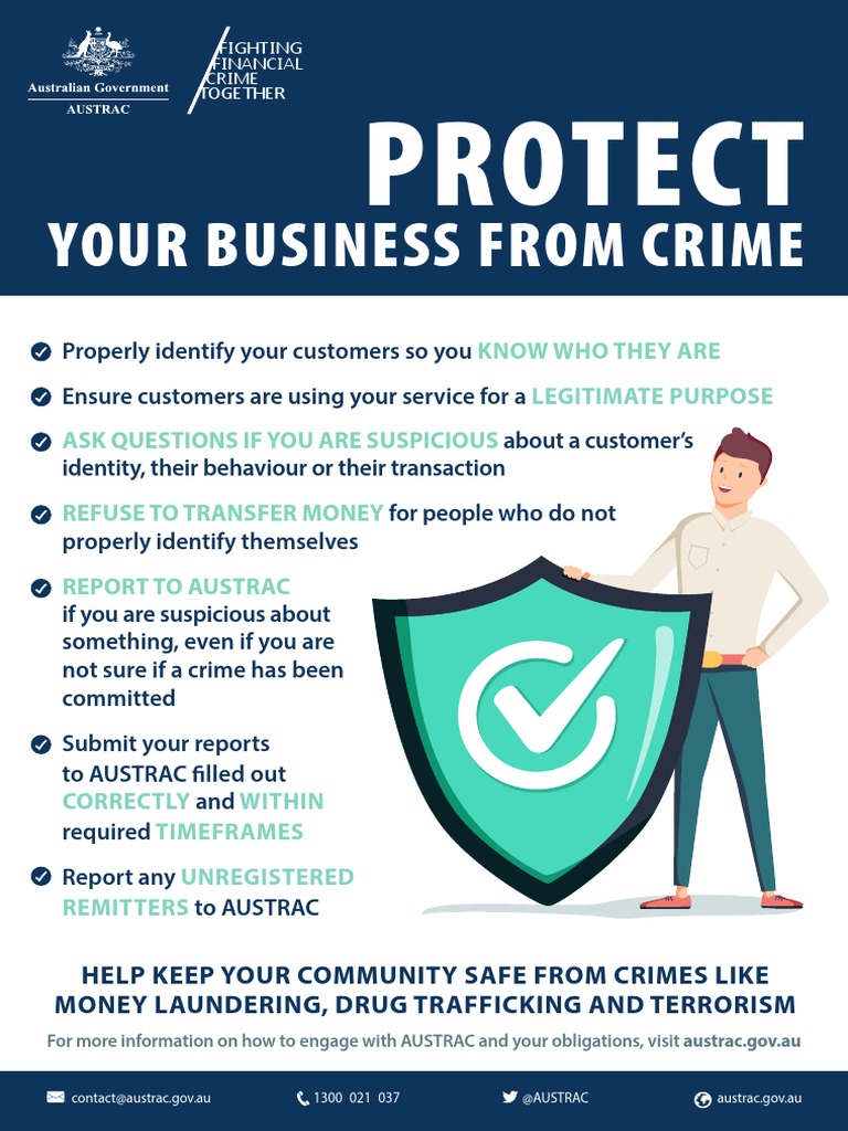 Protect Business Poster - Austrac | PDF
