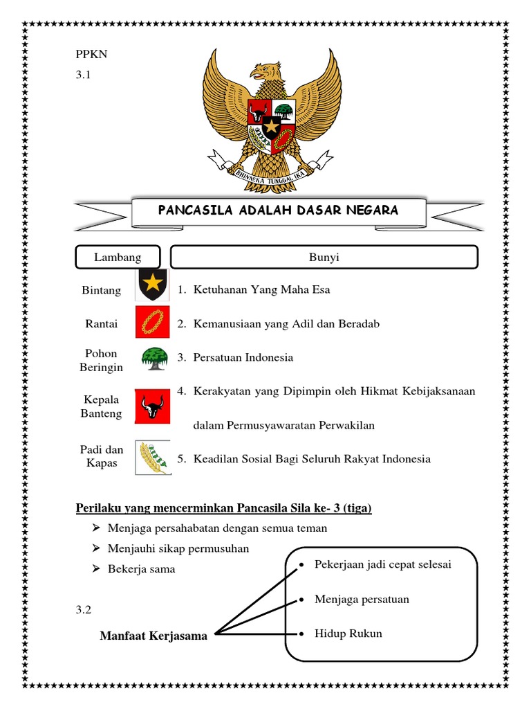 Handout Kelas 1 Tema 6 Subtema 3 Dan 4 | PDF