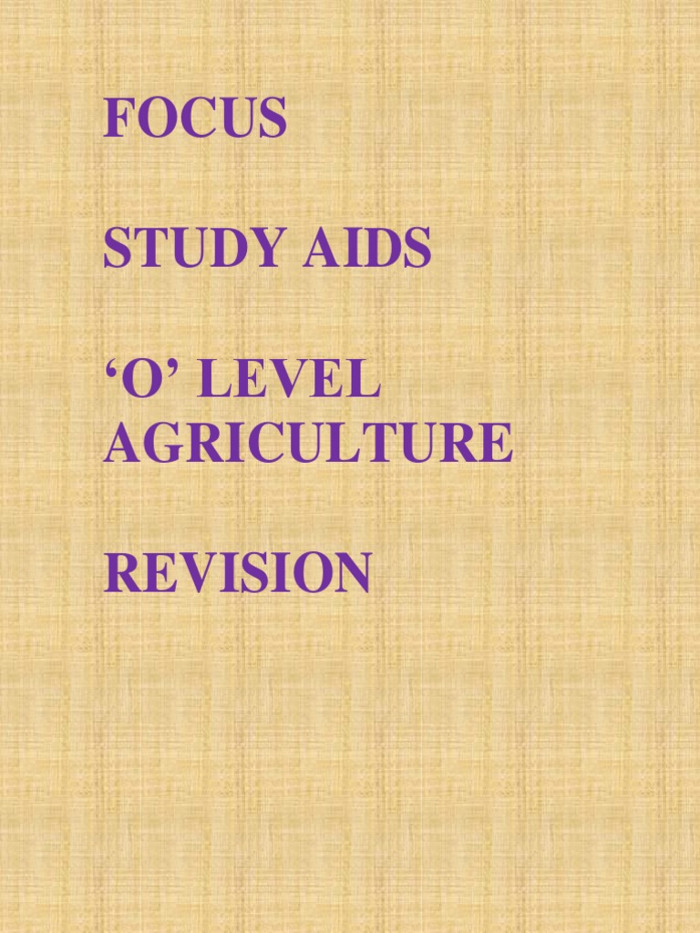 Focus Study Aids | PDF | Rock (Geology) | Agriculture