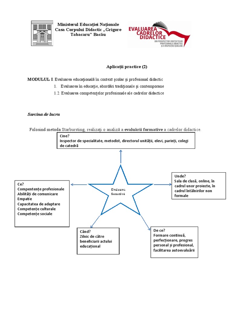 Modulul 1 Fisa 2 | PDF