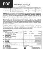 ANA Profile 3 Test Instructions | PDF | Dna | Macromolecules