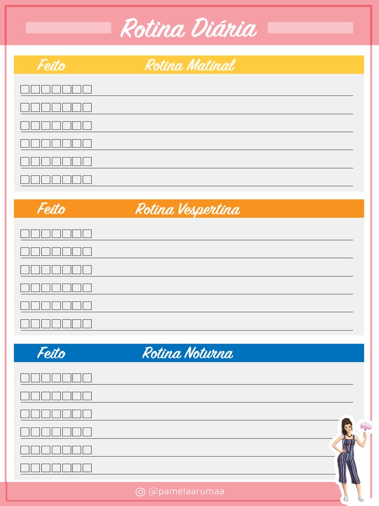 Rotina Diaria PDF | PDF