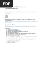 CFI Football Field Chart Template | PDF