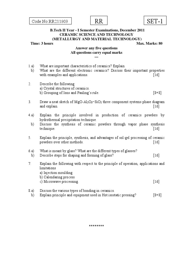 Ceramic Science and Technology | PDF | Ceramic Engineering | Ceramics