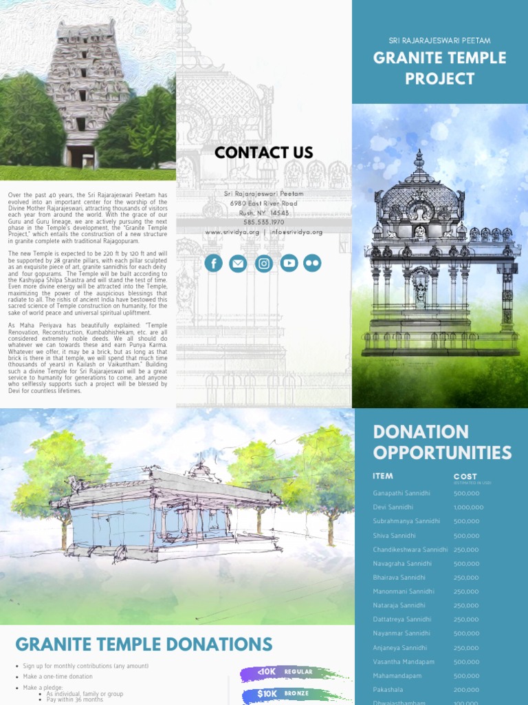 Granite Temple Brochure 4.0 | PDF | Temple