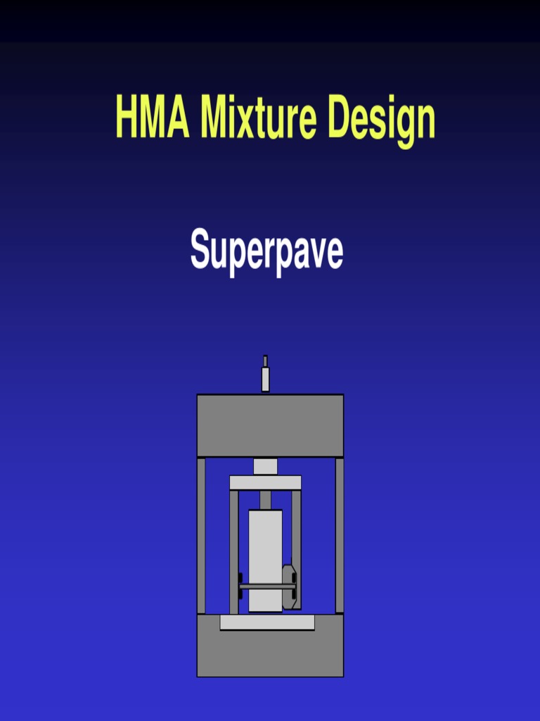 HMA Mixture Design: Superpave | PDF | Road Surface | Economic Sectors