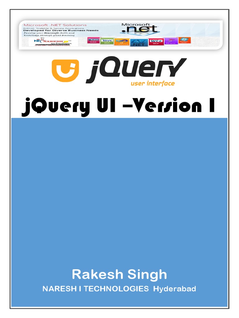 Jquery UI | PDF | J Query | Java Script