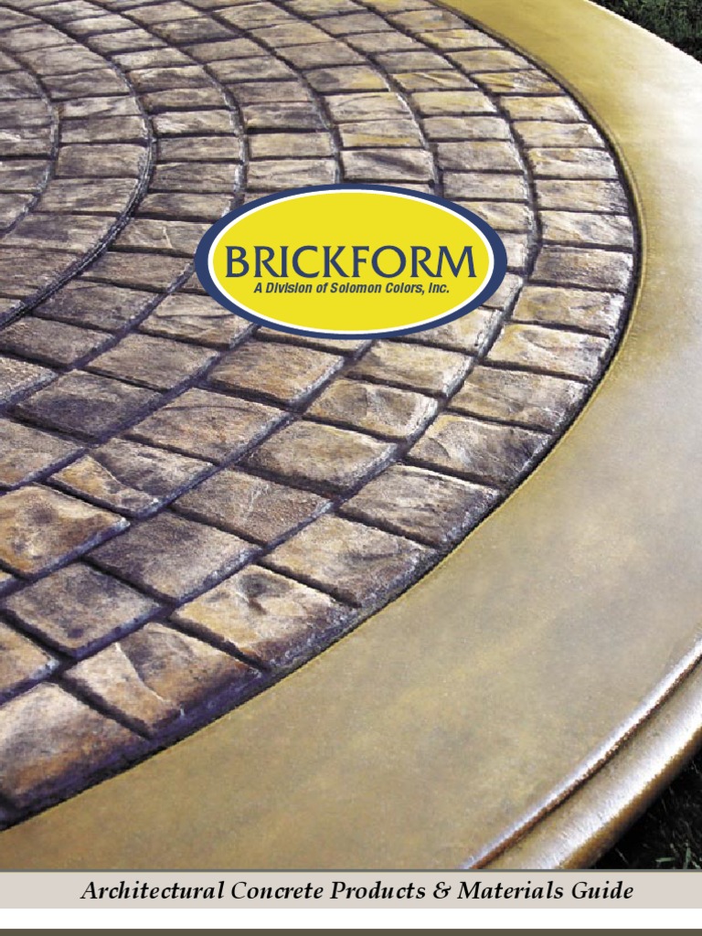 Brick Form Product Guide | PDF | Slate | Concrete