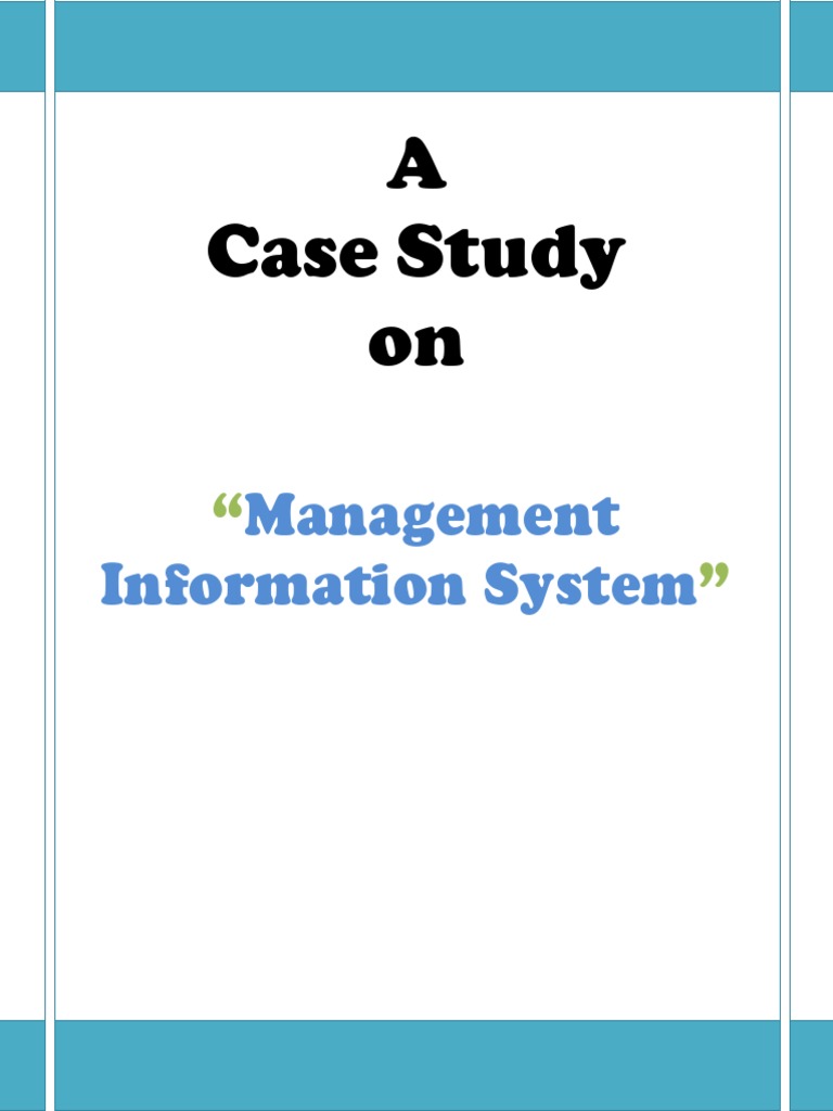 Case Study On Management Information System. | PDF | Enterprise ...