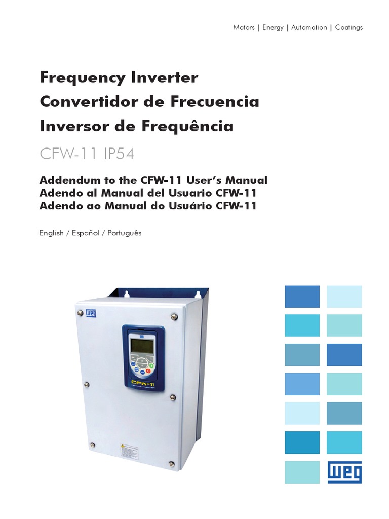 WEG CFW11 IP54 Inverter Addendum | PDF | Power Supply | Power Inverter