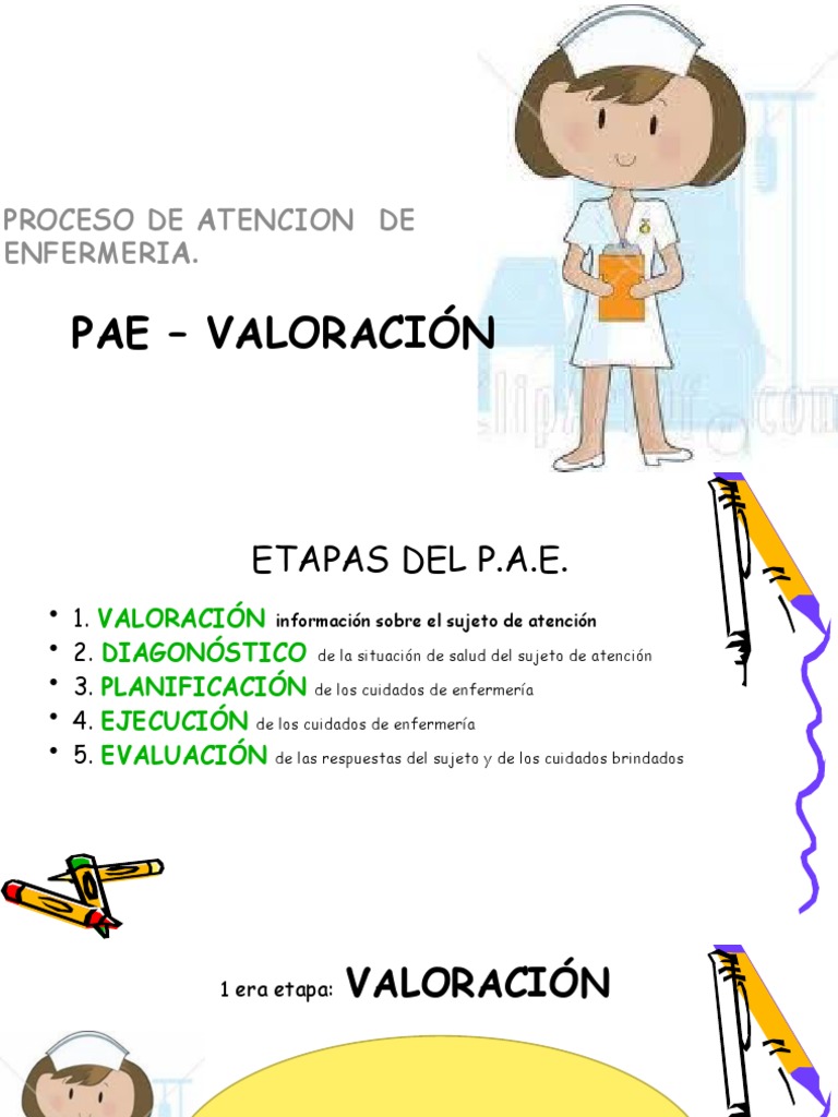 Pae - Valoración | PDF | Examen físico | Enfermería