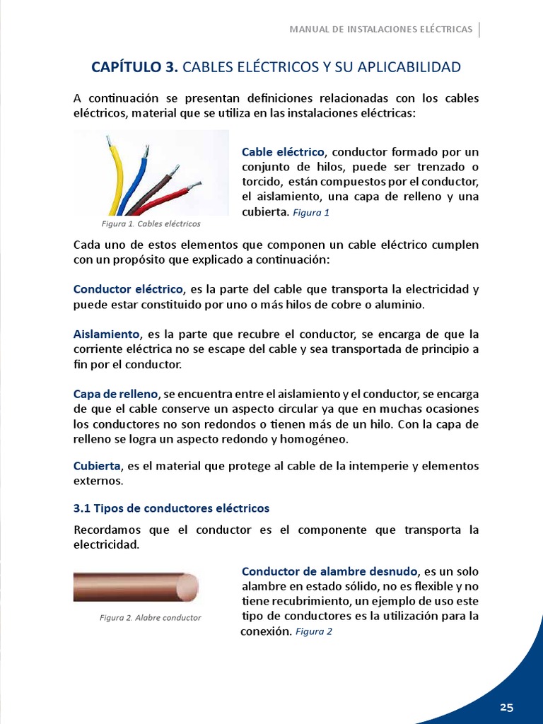 Texto #4 CONDUCTORES ELÉCTRICOS EN INSTALACIONES INTERIORES | PDF | Aislador (Electricidad ...