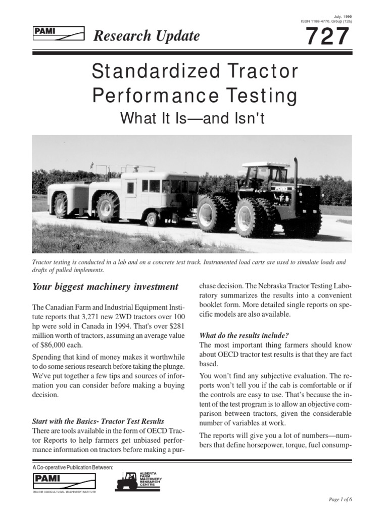 Understanding Tractor Test Results | PDF | Horsepower | Tractor