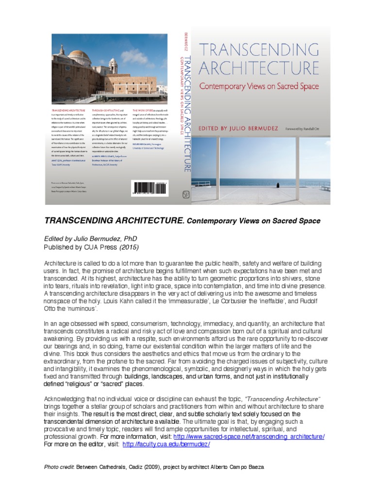 Transcending Architecture: Edited by Julio Bermudez, PHD | PDF ...