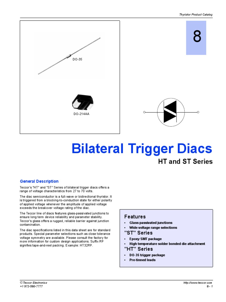 Diac HT-32 PDF | PDF | Components | Force