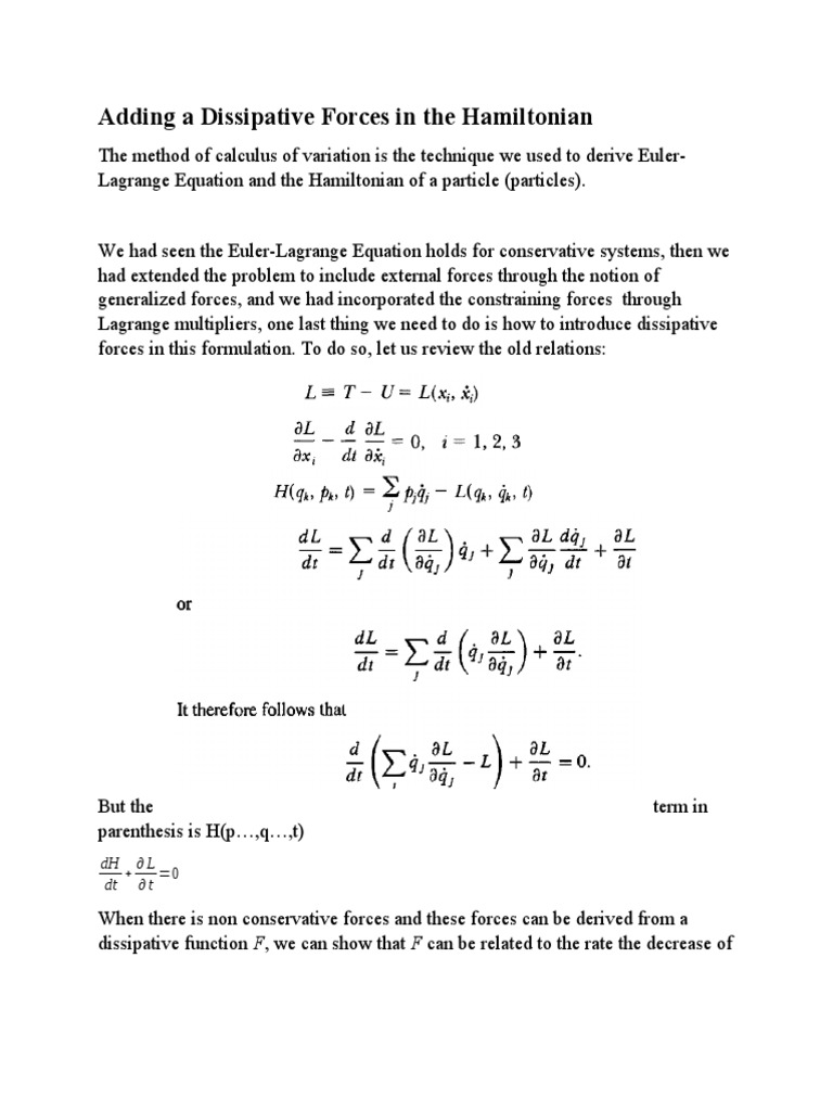 Application of The Calculus of Variation | PDF | Calculus Of Variations ...