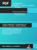 Actividad Integradora #3: Textos Y Mundos Posibles. | PDF | Mary Shelley | Frankenstein