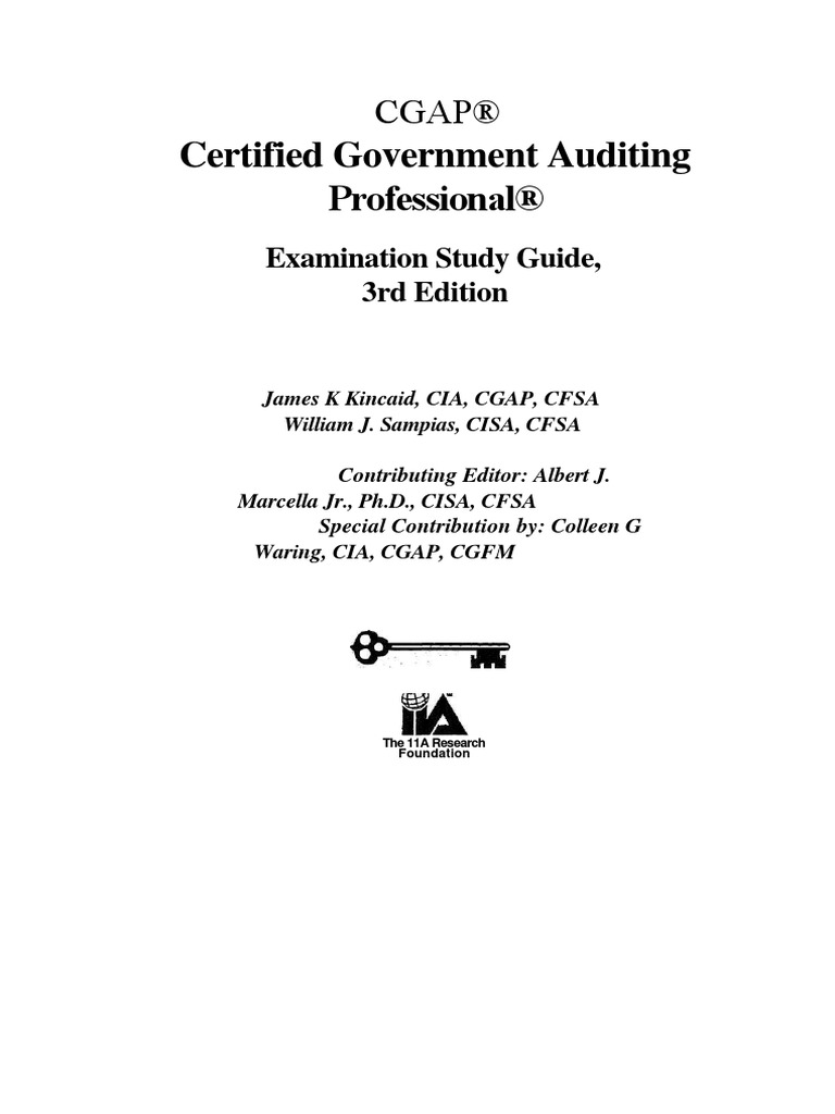 Cgap 2007 PDF | PDF | Internal Audit | Audit