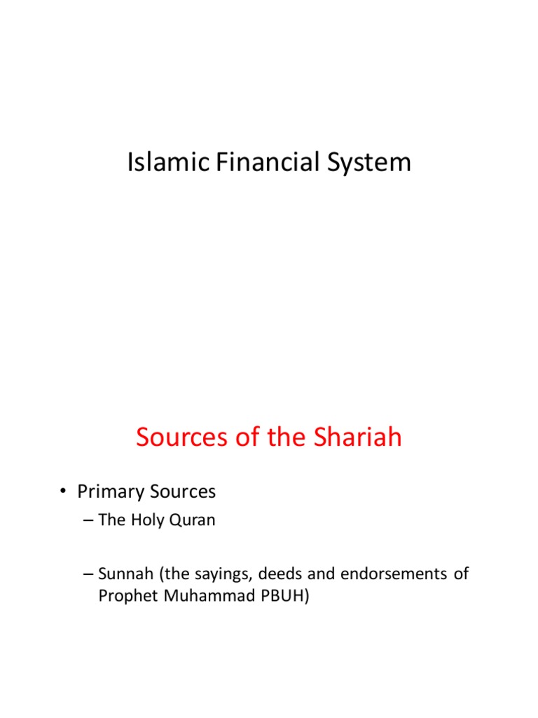 Slide 2-Lecture - Islamic Financial System | Download Free PDF | Sharia ...