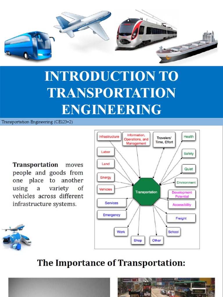 Introduction To Transportation Engineering | PDF | Public Transport | Transport