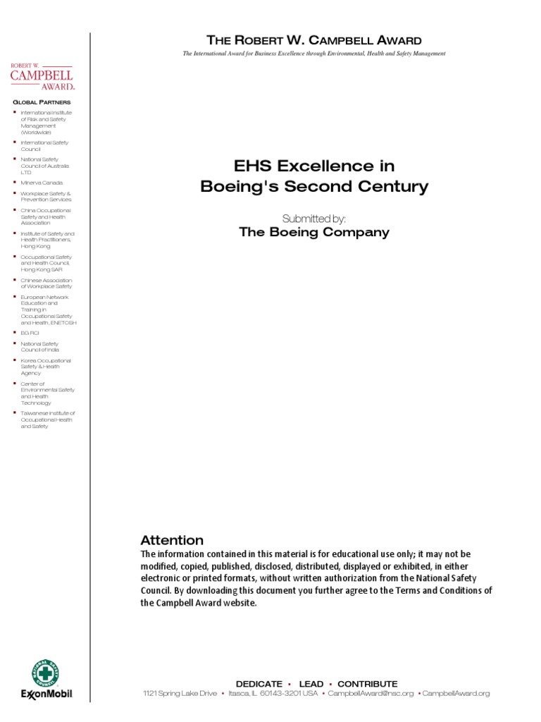 RWC Boeing Application PDF | PDF | Audit | Risk