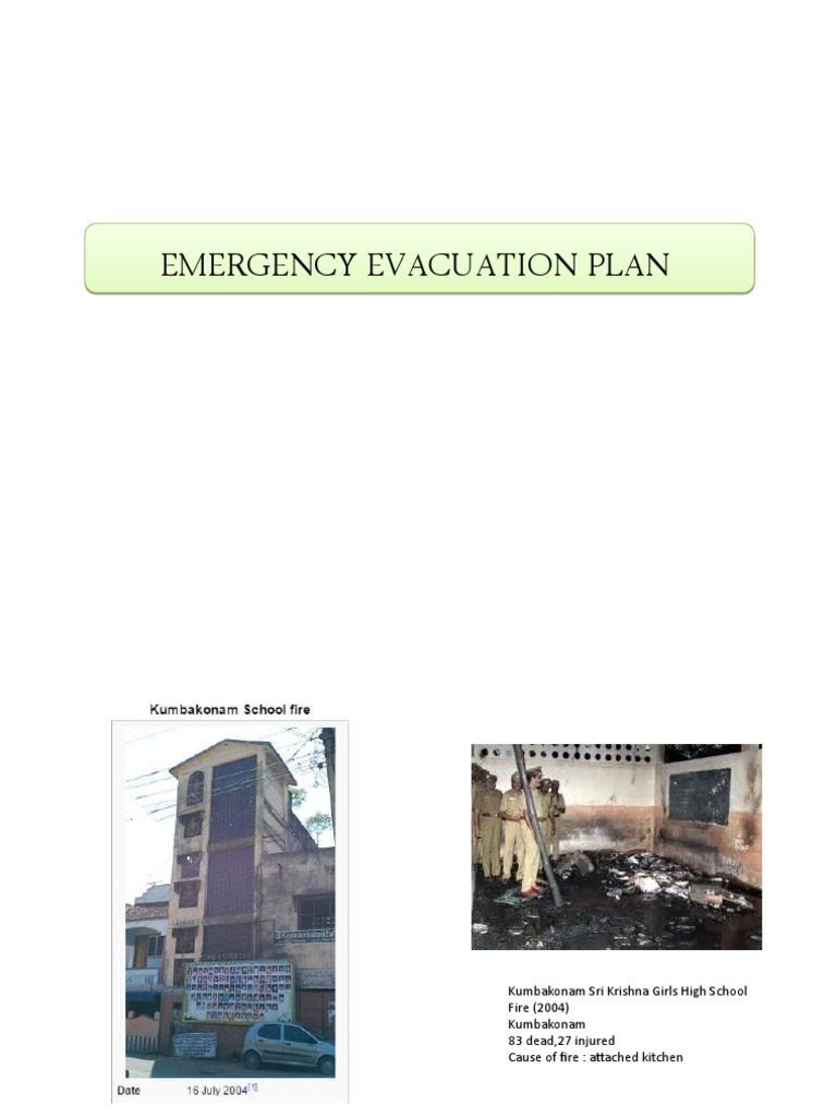 Emergency Evacuation Plan Outlining Key Elements to Ensure Safe Exit ...