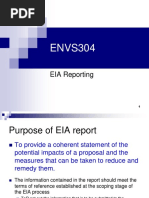 Structure of EIA Report | PDF | Environmental Impact Assessment ...