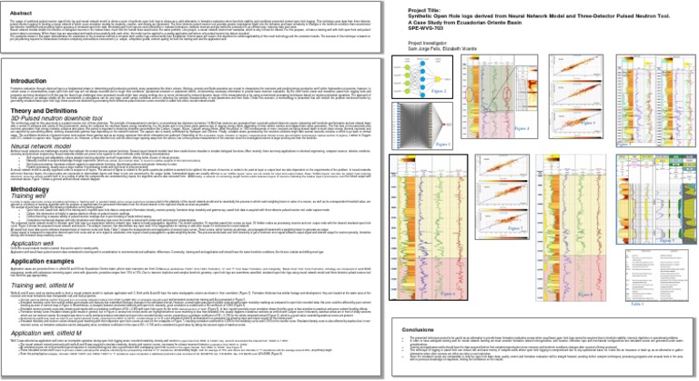 Poster SPE | PDF | Artificial Neural Network | Nature