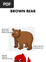 Brown Bear I SEE Pocket Chart Simple Sentences | PDF