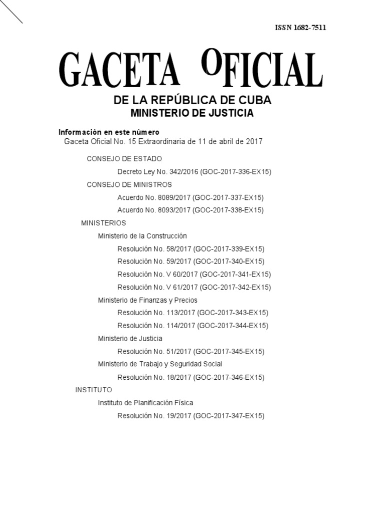 DECRETO LEY 342 (MODIFICATIVO DE LA LEY No. 65 DE 23 DE DICIEMBRE DE 1988,) | PDF | Presupuesto ...