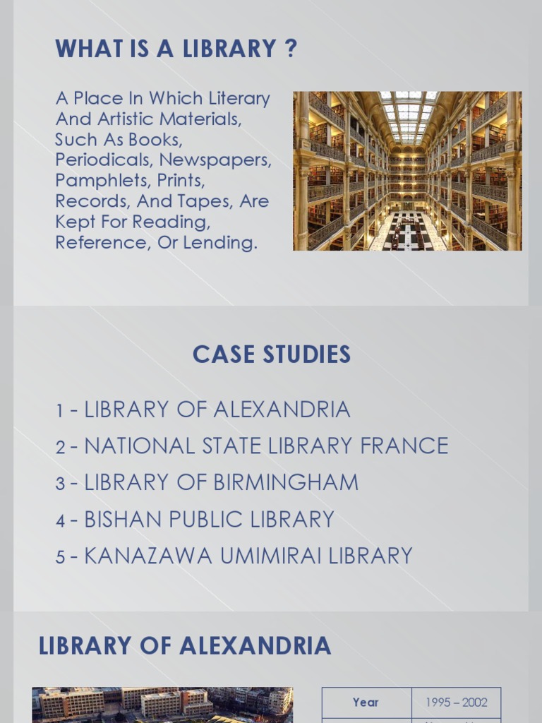 Library Case and Literaure Study | PDF | Library And Museum