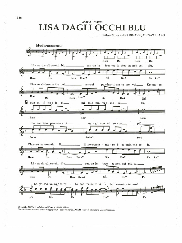 Lisa Dagli Occhi Blu | PDF