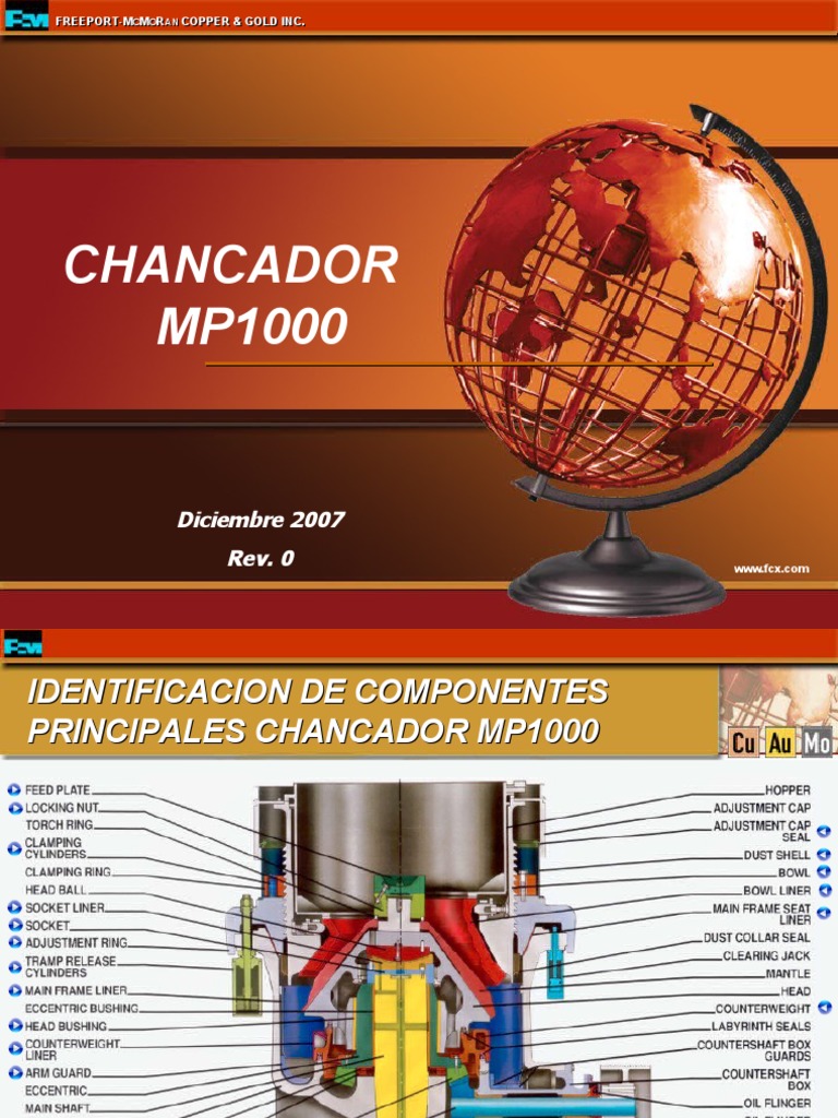 Identification and maintenance manual for the MP1000 rock crusher of ...