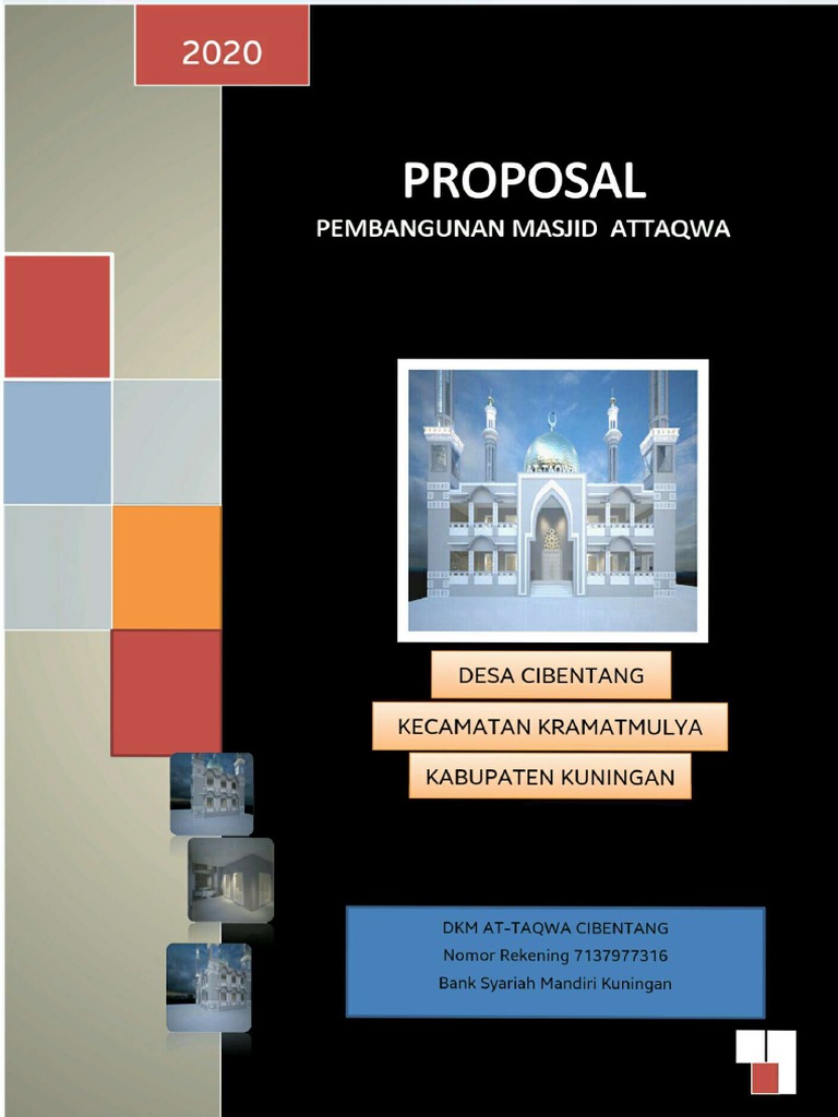 Proposal Masjid AT-TAQWA CBT | PDF
