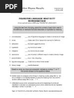 POETIC DEVICES Worksheet 1 | PDF | Poetry | Literary Techniques