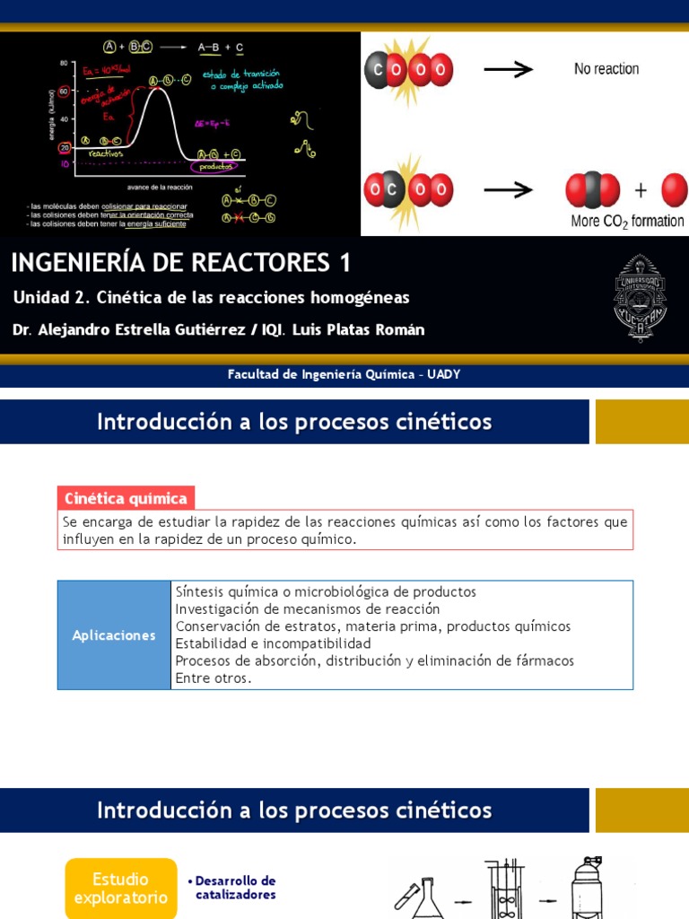 Cinética de Las Reacciones Homogéneas | PDF | Cinética química ...