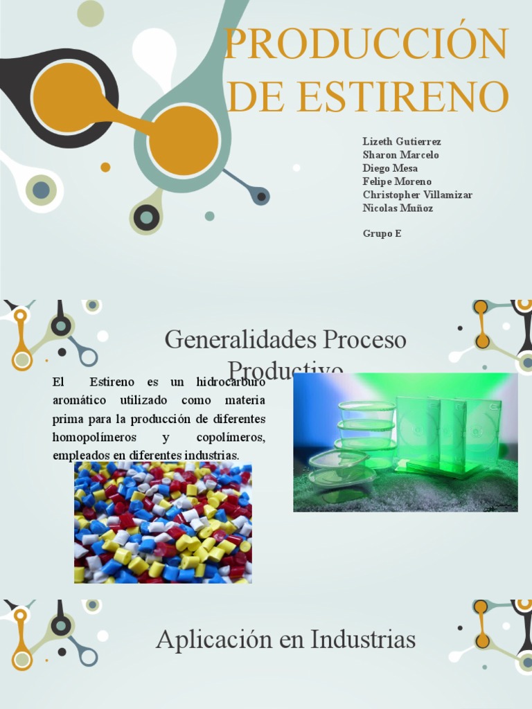 Producción de Estireno | PDF | Reacciones químicas | Fertilizante