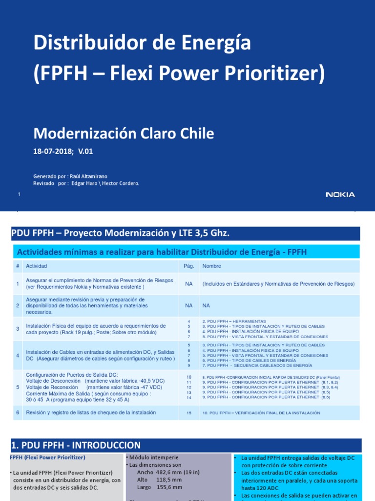 TN-Distribuidor Energia FPFH V 01 | PDF | Dirección IP | Diodo emisor ...