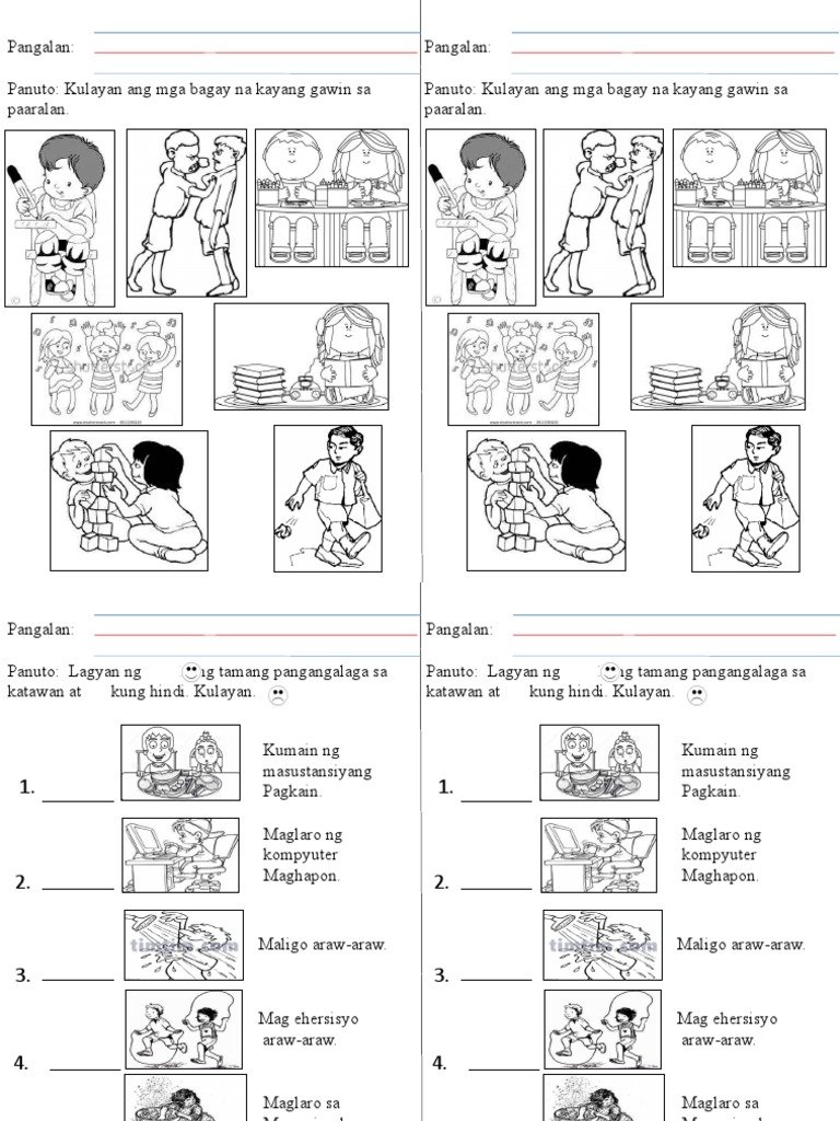Week 10 Worksheets For Work Period and Assignments (Marie 2) | PDF