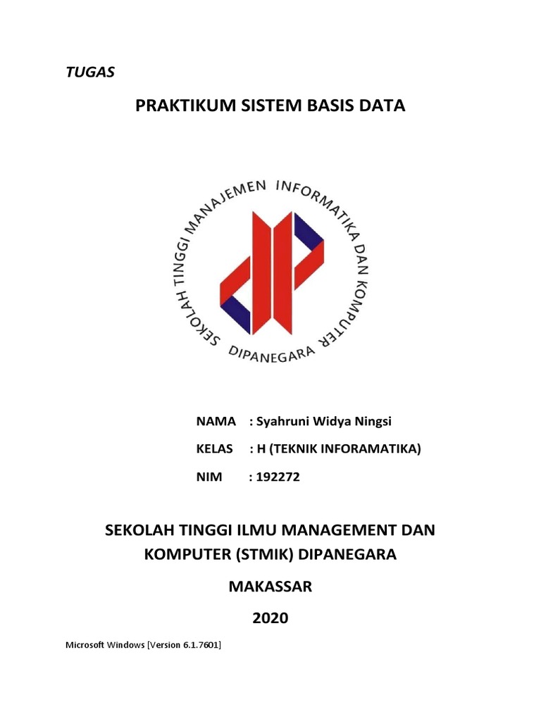 Sistem Basis Data | PDF | Sql | Data Management Software