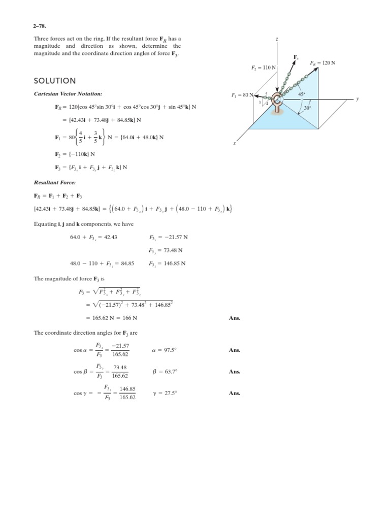Solutions PDF | PDF | Euclidean Vector | Mathematical Analysis