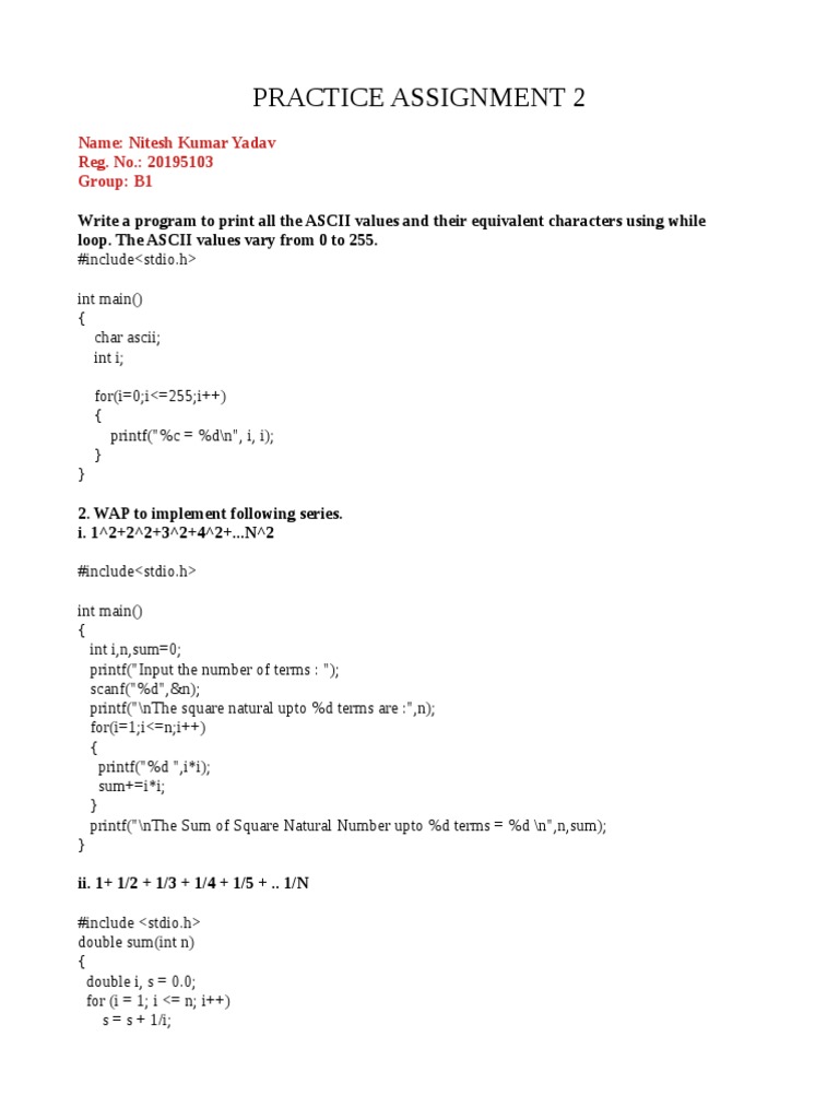 22practice Assignment 2 Pdf Discrete Mathematics Computer Libraries 