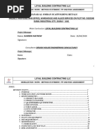 Construction Specification, Mobilization and Demobilization: 1. Scope ...