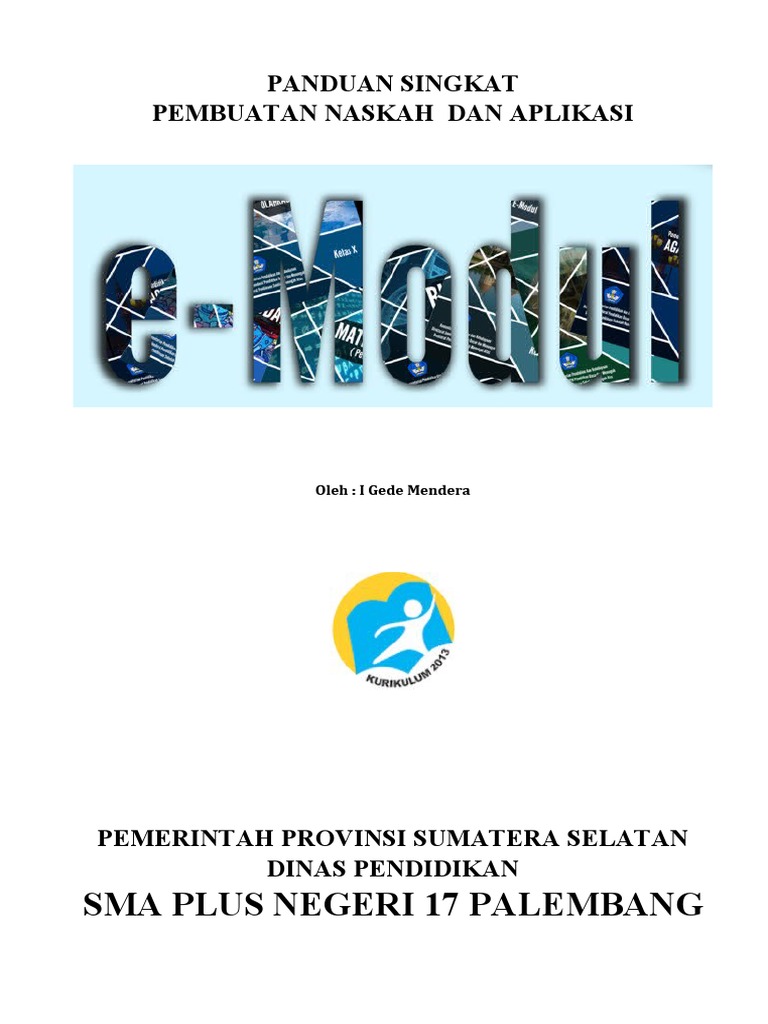 Panduan Singkat Pembuatan E-Modul | PDF