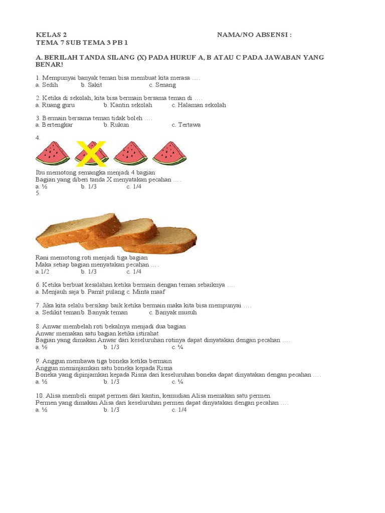 Tema 7 Sub Tema 3 PB 1 | PDF